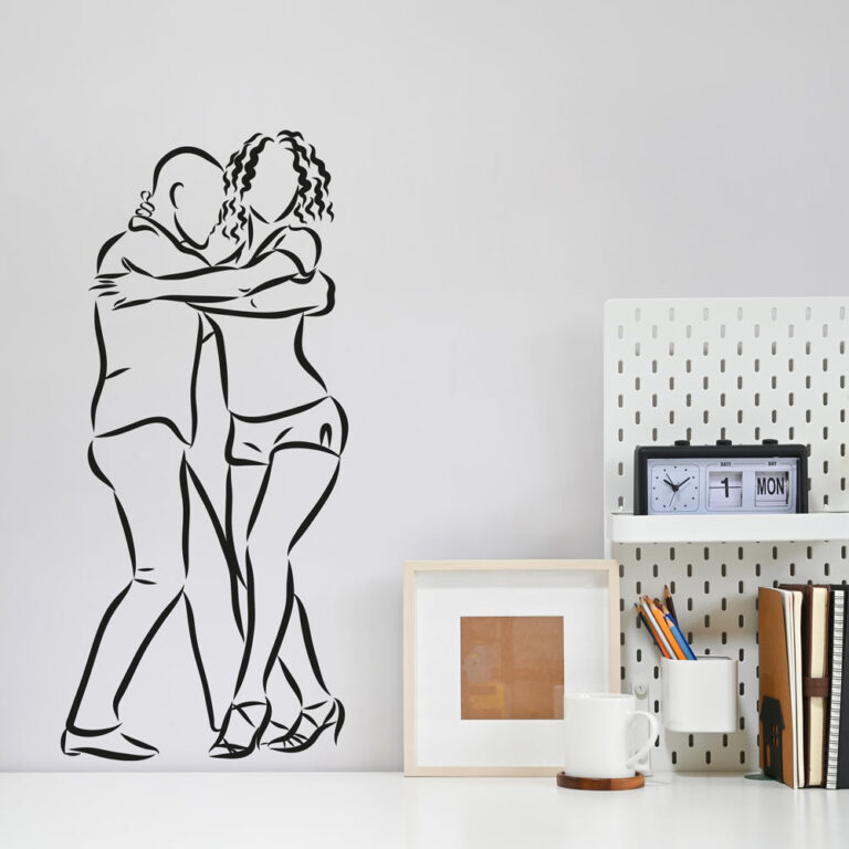 Sticker Symbiose Tango Passion | Stickers Danses | Stickerdeco.fr