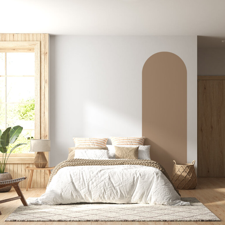 Sticker Arche Fine Bison | Arche Minimaliste | Stickerdeco.fr