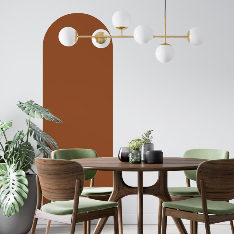 Sticker Arche Fine Brique | Arche Minimaliste | Stickerdeco.fr