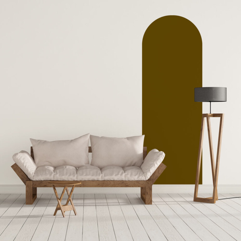 Sticker Arche Fine Café | Arche Minimaliste | Stickerdeco.fr