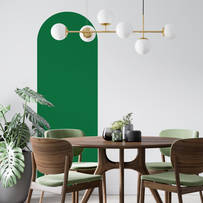 Sticker Arche Fine Sinople | Arche Minimaliste | Stickerdeco.fr